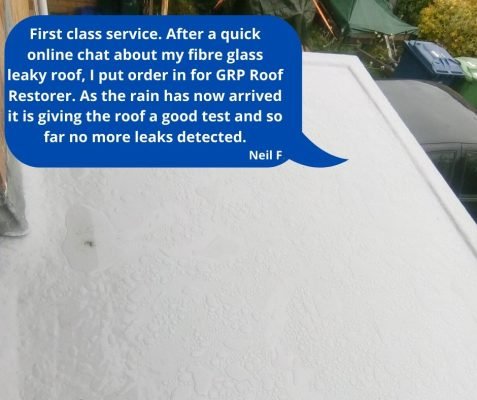 Fibreglass roof repair | GRP Roof Restoration Coating | One coat solution